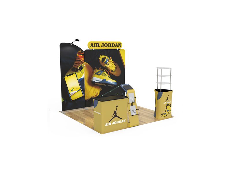 10x10ft Custom Trade Show Booth for Sneakers